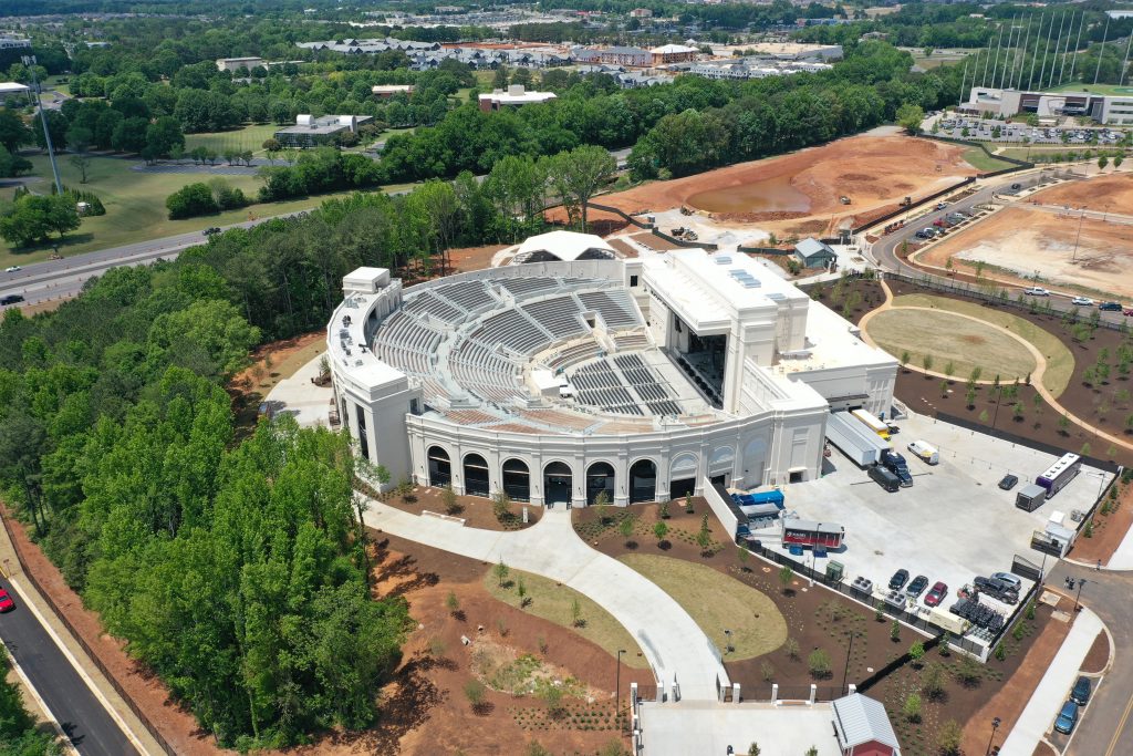 Robins & Morton celebrates ribbon cutting of Orion Amphitheater